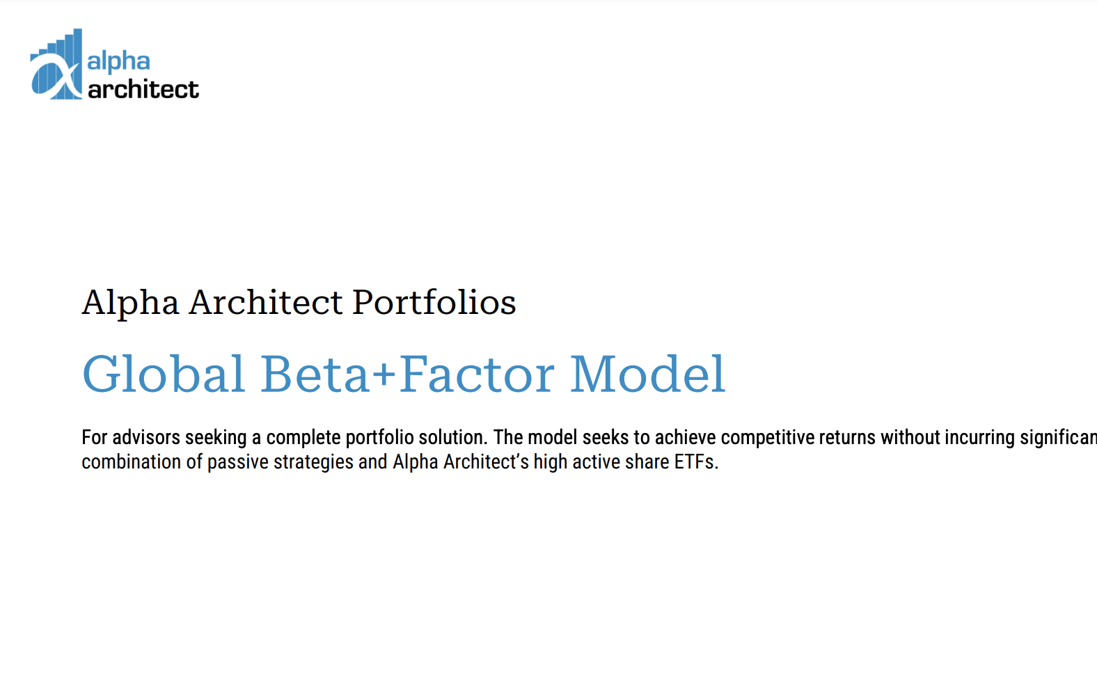Content Library - Alpha Architect ETFs