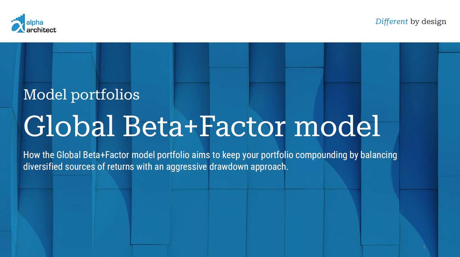 Investment Case | Global Beta+Factor Model Portfolio - Alpha Architect ETFs